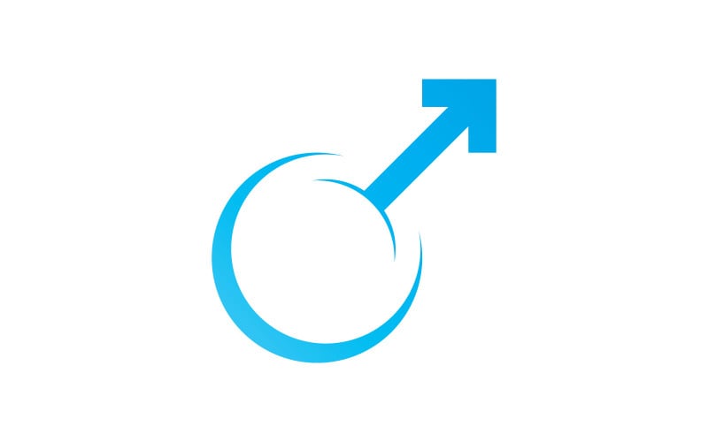 Gender Symbol Logo Of Sex And Equality Of Males And Females Vector Illustration V5