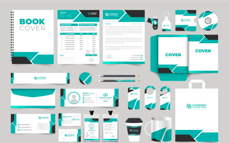 Company brand promotion template vector - TemplateMonster