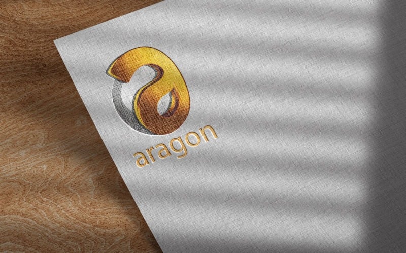 Digitale Aragon-Logo-Vorlage #310318 - TemplateMonster