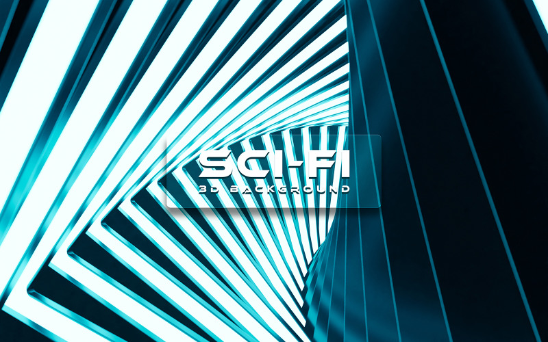 Grafica di sfondo 3D Sci-Fi 5 #310347 - TemplateMonster