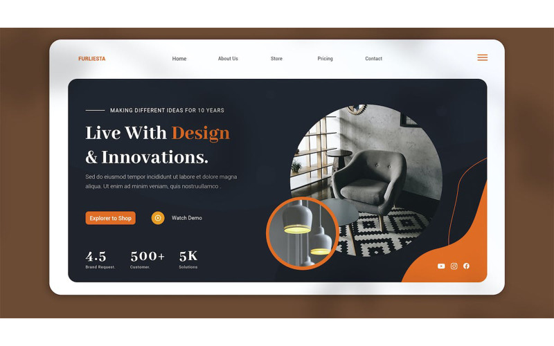 Fuliesta Hero Header UI UX Template #310725 - TemplateMonster Fuliesta Hero Header UI UX Template #310725 - TemplateMonster