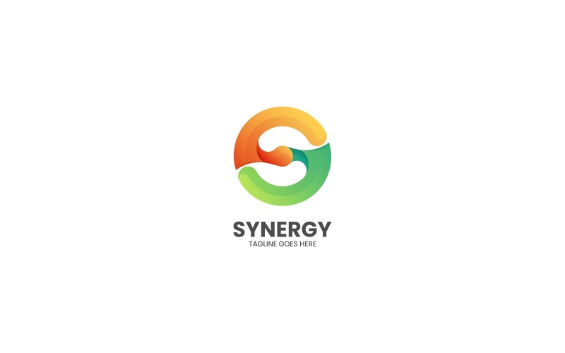 Style de logo coloré de synergie #310782 - TemplateMonster