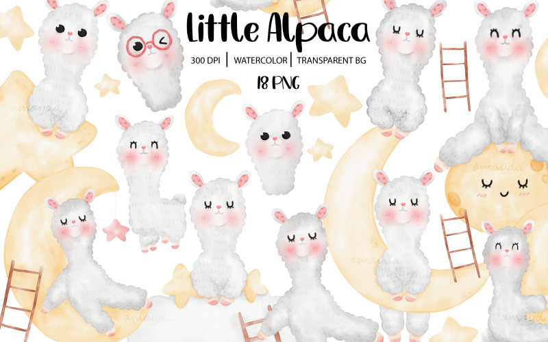 Little Koala Bear Watercolor Clipart - TemplateMonster