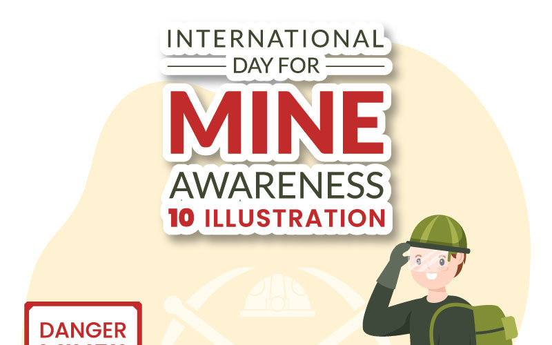 10 International Mine Awareness Day Illustration