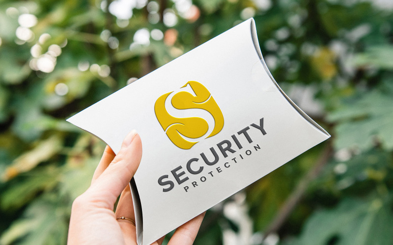 Clean simple logo mockup design template - TemplateMonster