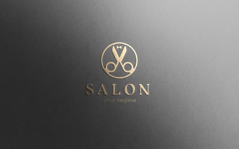 Salon logo design template #311249 - TemplateMonster