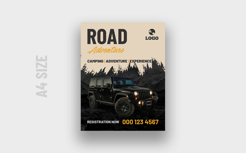 Off-road Flyer Template v4 #311357 - TemplateMonster