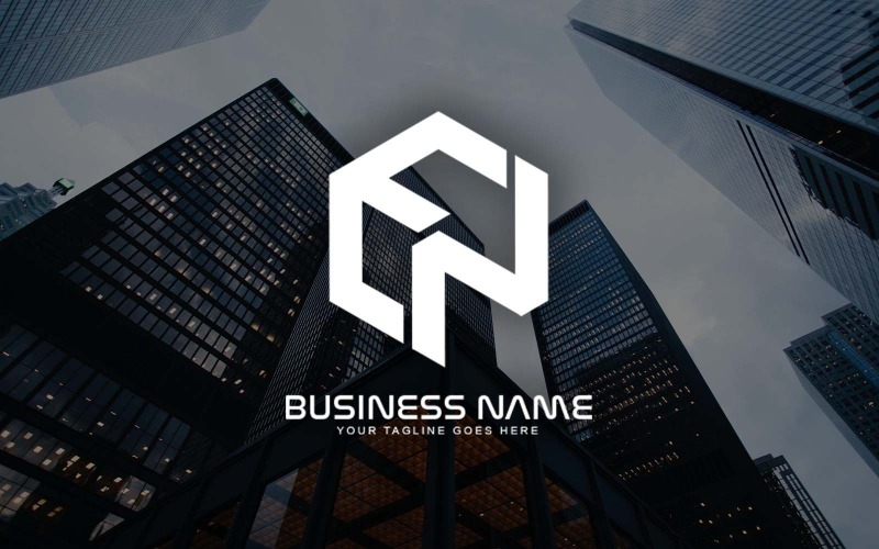 Design profissional de logotipo em letra EN para sua empresa ...