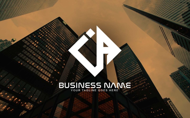 Professionelles IA Letter Logo Design für Ihr Unternehmen - Markenidentität