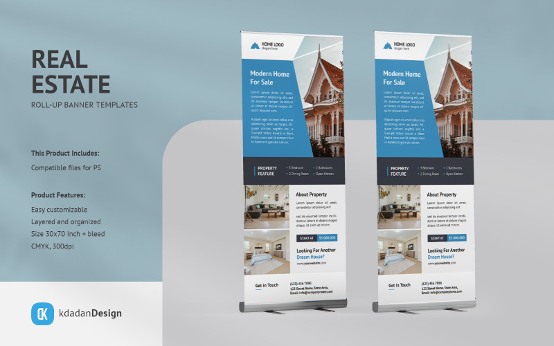 Real Estate Roll Up Banner Vol 19 #312228 - TemplateMonster Real Estate Roll Up Banner Vol 19 #312228 - TemplateMonster