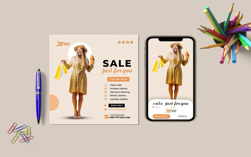 Flyer Template - Sell The Latest Fashion And Fashion