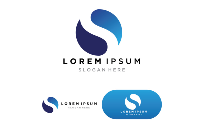 Letter S logo design vector Business corporate