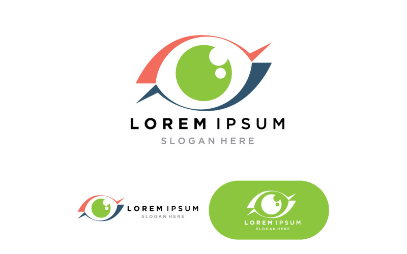 Logo vectoriel Branding Eye Identity Corporate Care 1