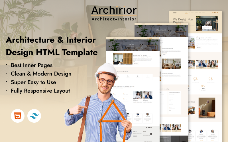 Archirior - Architect & Interior Design HTML Template