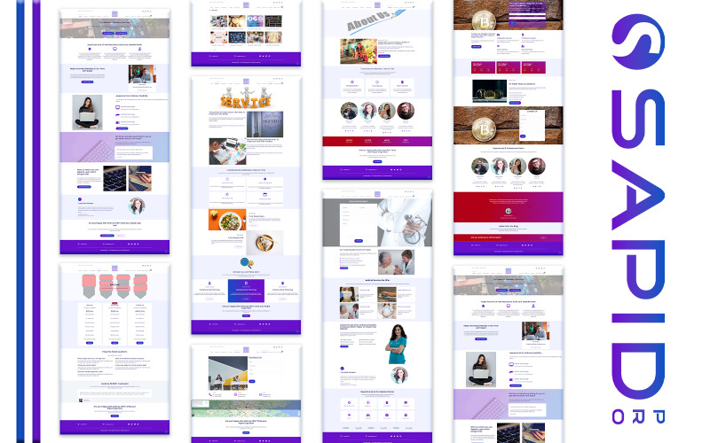 Thème WordPress polyvalent Sapid Pro - TemplateMonster