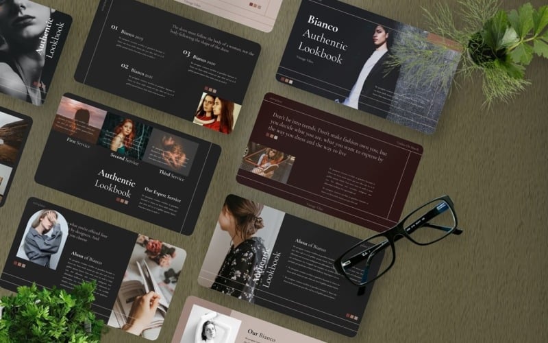 Bianco - Aesthetic Powerpoint Template - TemplateMonster