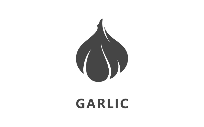 Garlic logo icon vector illustration V7 - TemplateMonster