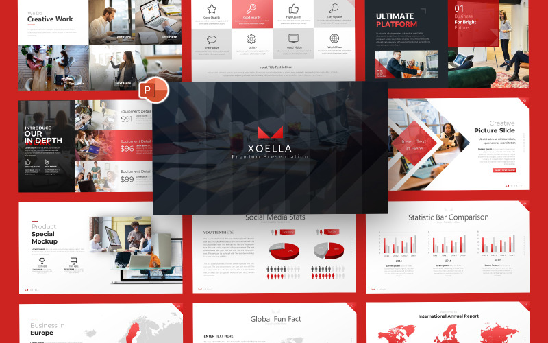 Modèle PowerPoint de Xoella Premium Business