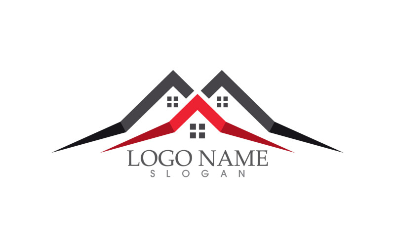 Property home house sell and rental logo vector design v19
