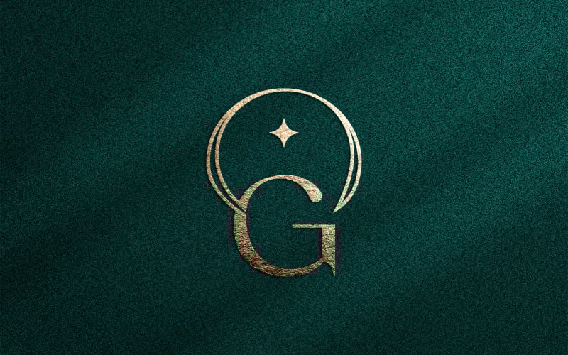 Zarif Minimalist Güzellik Logo Kozmetik Harf G