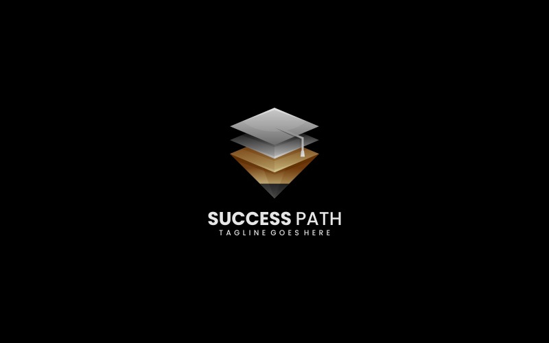 Success Path Gradient Logo #314950 - TemplateMonster