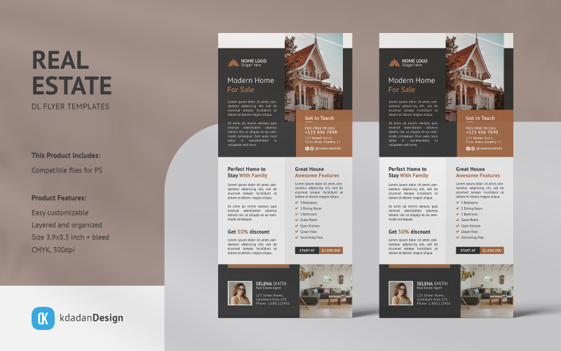 Real Estate DL Flyers Vol 47 #315243 - TemplateMonster