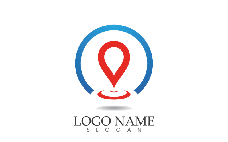 Map location logo and symbol vector v16 - TemplateMonster