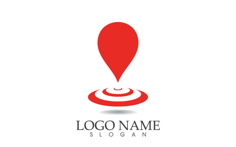 Map location logo and symbol vector v2 - TemplateMonster