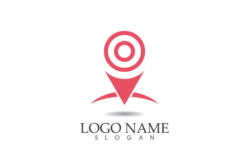 Map location logo and symbol vector v5 - TemplateMonster