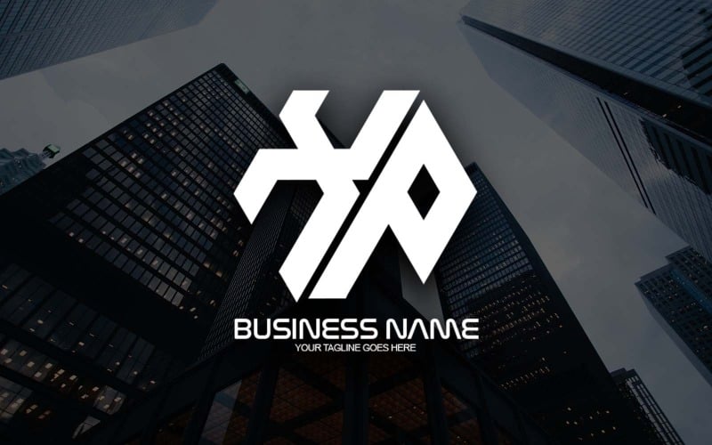 Professional Polygonal XP Letter Logo Design For Your Business - Brand ...