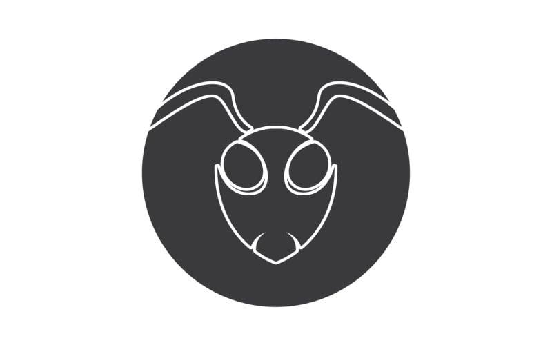 Ant head logo and symbol vector v18 #316081 - TemplateMonster