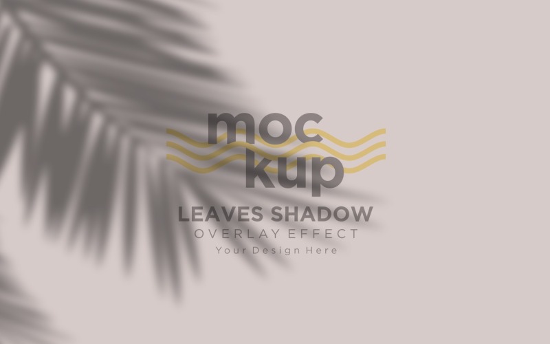 Leaves Shadow Overlay Effect Mockup 311 - TemplateMonster