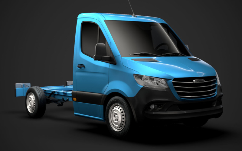 Chasis Freightliner Sprinter Cabina simple L1 FWD 2020 modelo 3d