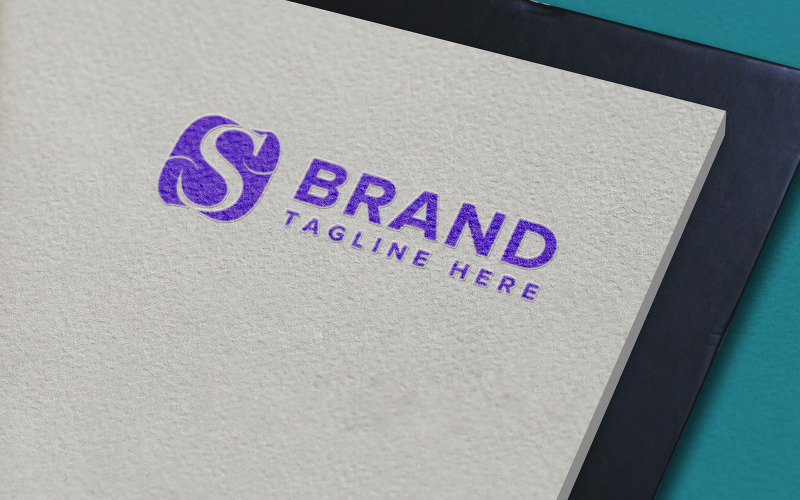 Realistic letterpress logo mockup #319149 - TemplateMonster