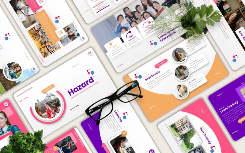 Hazard - University Powerpoint Template - TemplateMonster