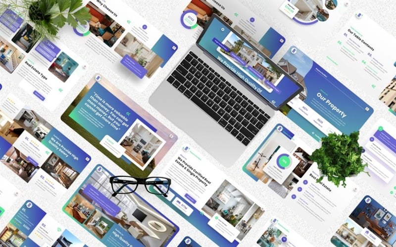 Newt - Company Profile Google Slides - TemplateMonster