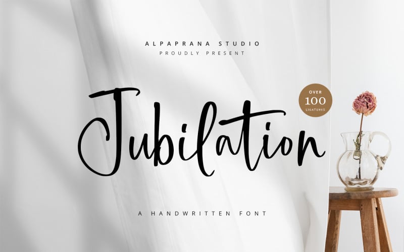 Jubel - Handschriftliche Schriftart #317438 - TemplateMonster