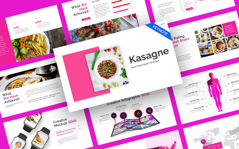 Company Profile Food And Beverages Keynote Template