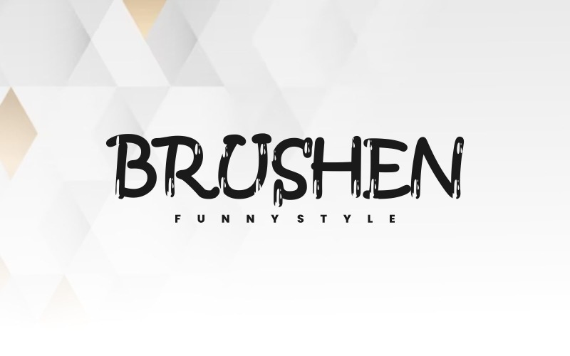 Brushen - Police manuscrite #317720 - TemplateMonster