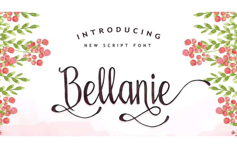 Bellanie-Schriftart - Bellanie-Schriftart - TemplateMonster