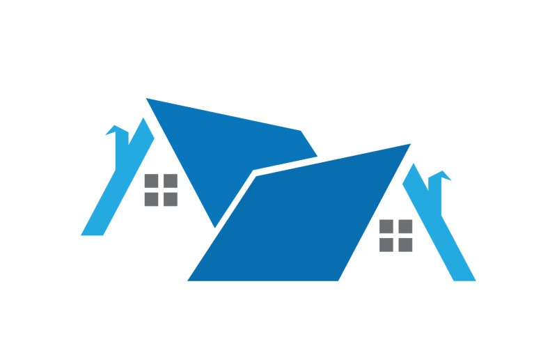 Ev satışı, mülk, bina logo vektörü v45 - TemplateMonster