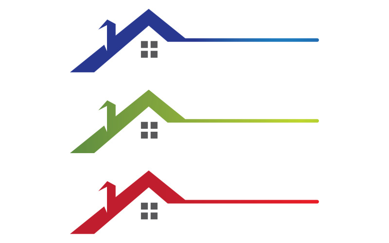 Vender casa, propiedad, edificio logo vector v6