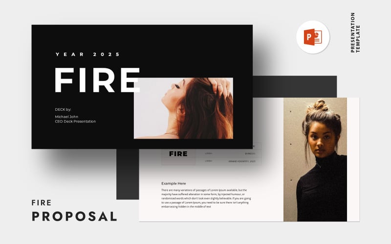 Fire Proposal Presentation #319014 - TemplateMonster