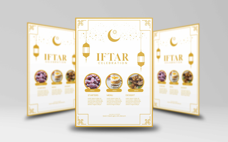 Iftar Celebration Flyer Template 3 #319241 - TemplateMonster