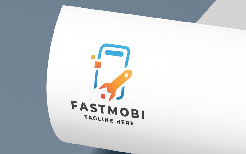 Fast Mobile Logo Pro Template #319410 - TemplateMonster