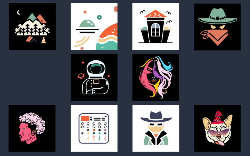 10 Colourful SVG designs for T Shirt - TemplateMonster