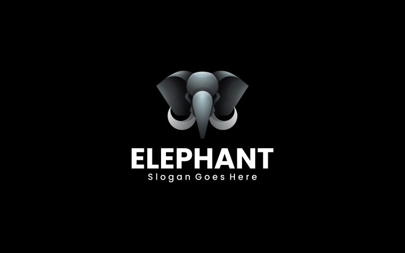 Elephant Gradient Logo Vol.3 #319741 - TemplateMonster