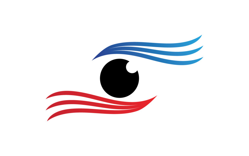 Soins oculaires santé yeux logo vecteur v11 - TemplateMonster
