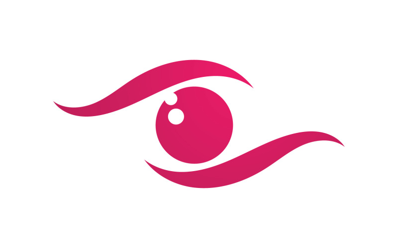 Soins oculaires santé yeux logo vecteur v5 - TemplateMonster