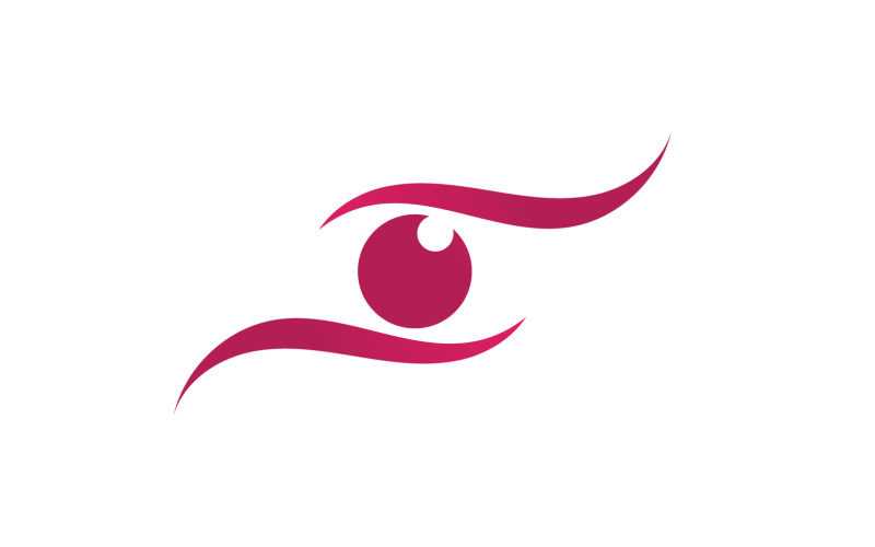 Soins oculaires santé yeux logo vecteur v7 - TemplateMonster
